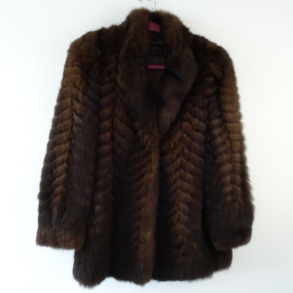 Jindo | Jackets & Coats | Jindo 0 Fox Fur 34 Jacket Size Us 10 D38 F40 ...